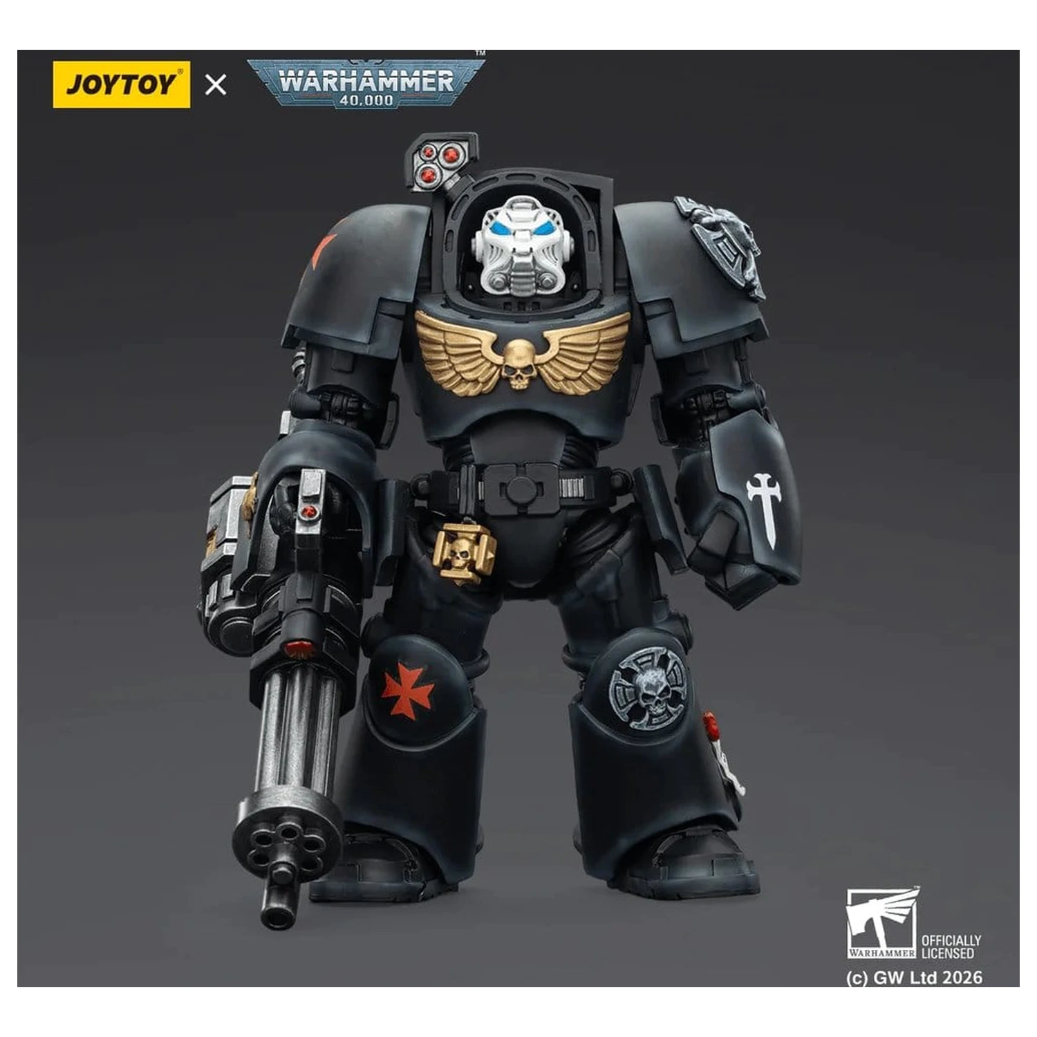 Warhammer 40,000 akcijska figura Black Templars Terminator 3 s Power ...