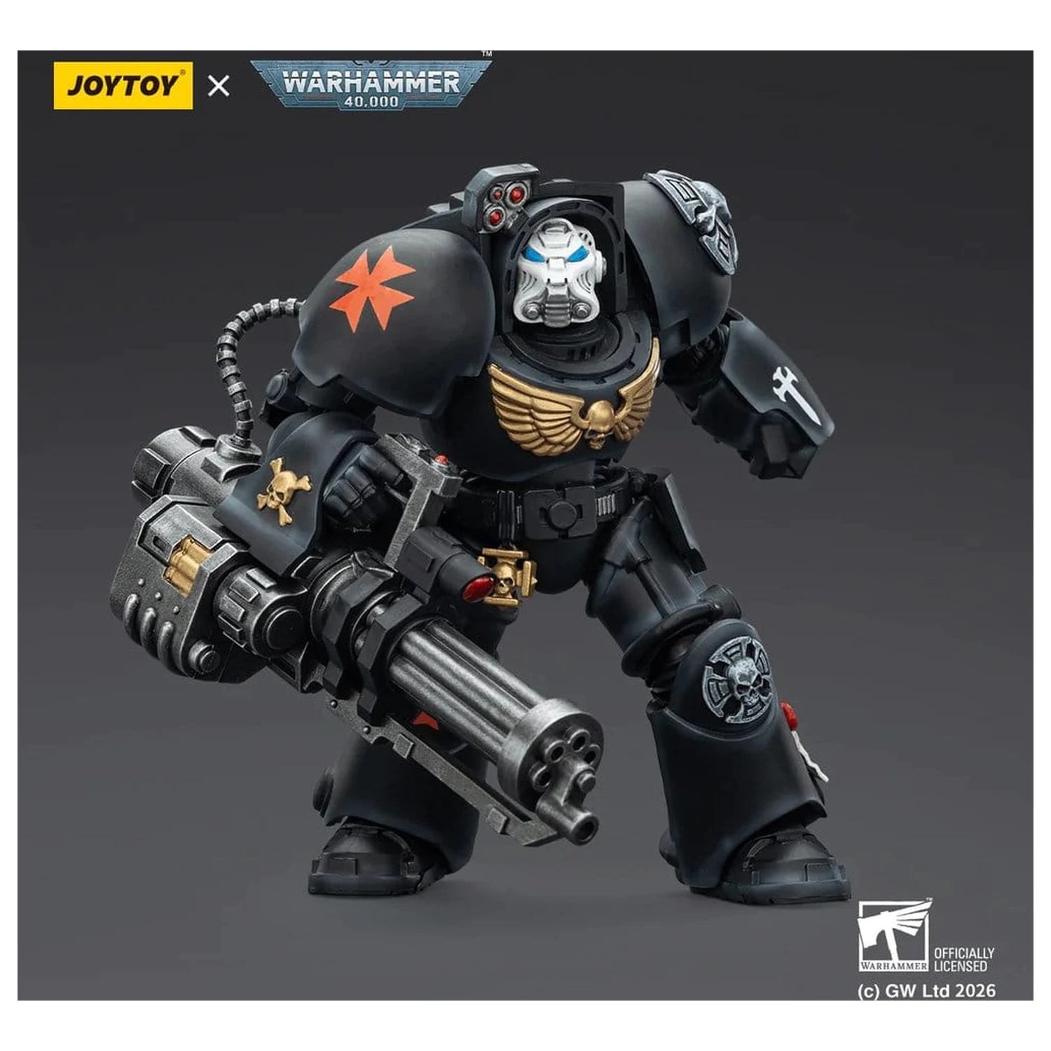Warhammer 40,000 akcijska figura Black Templars Terminator 3 s Power ...